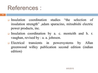 Insulation coordination | PPTX