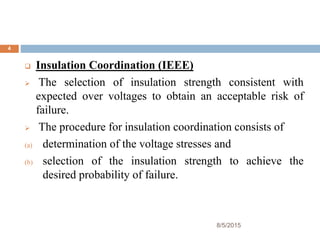 Insulation coordination | PPTX