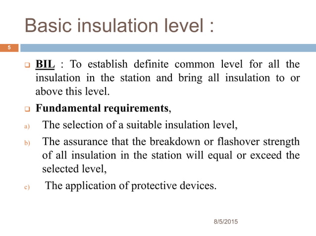 Insulation coordination | PPTX