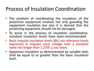 EE8701 - HVE - Insulation coordination | PPTX