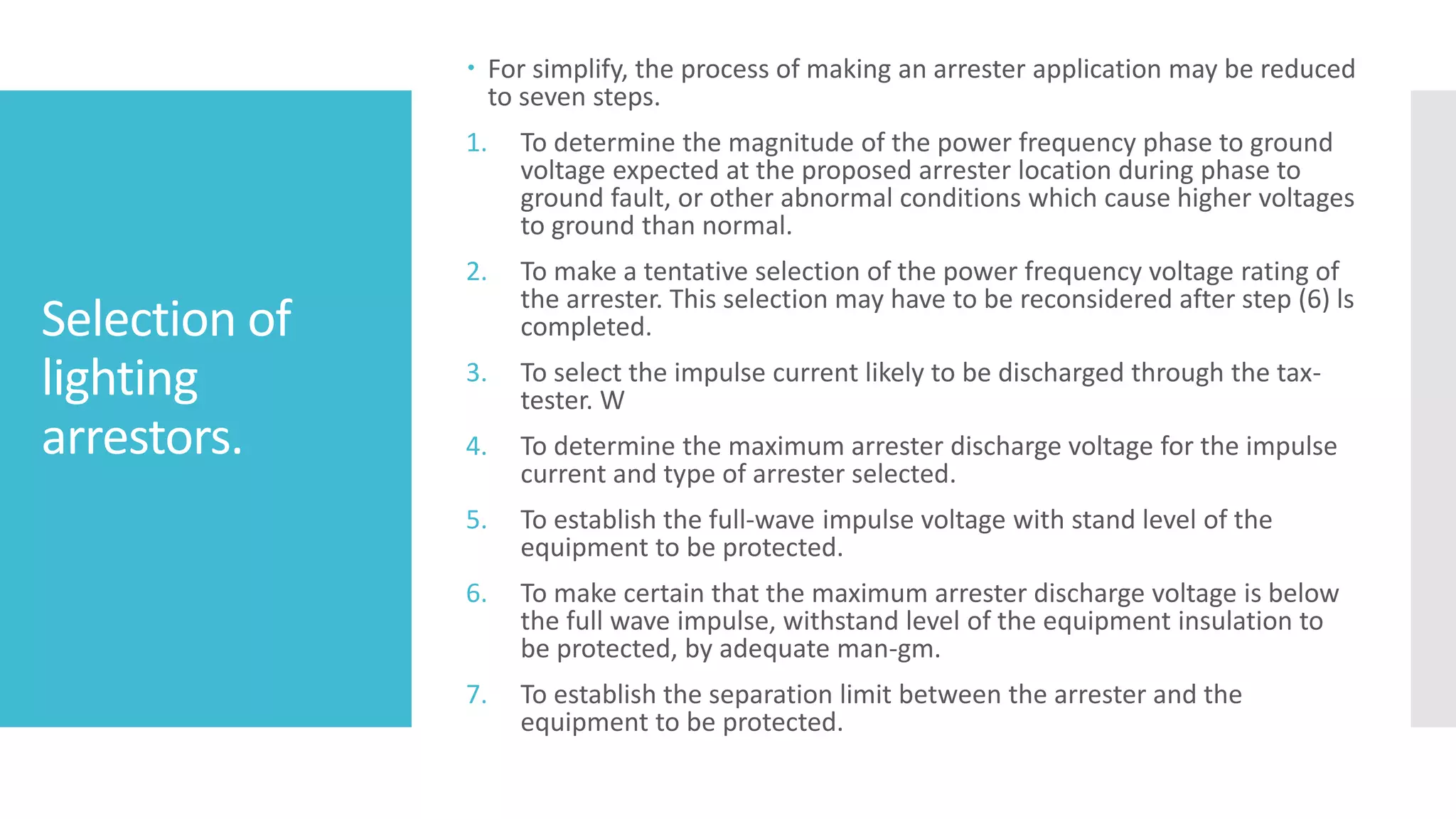 Insulation coordination. | PPTX