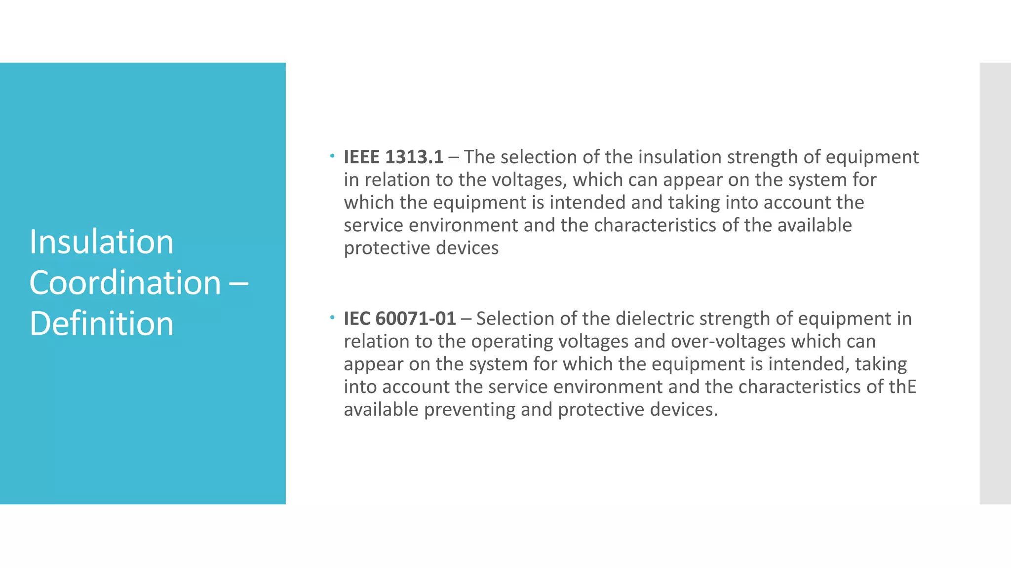 Insulation coordination. | PPTX