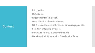 Insulation coordination. | PPTX