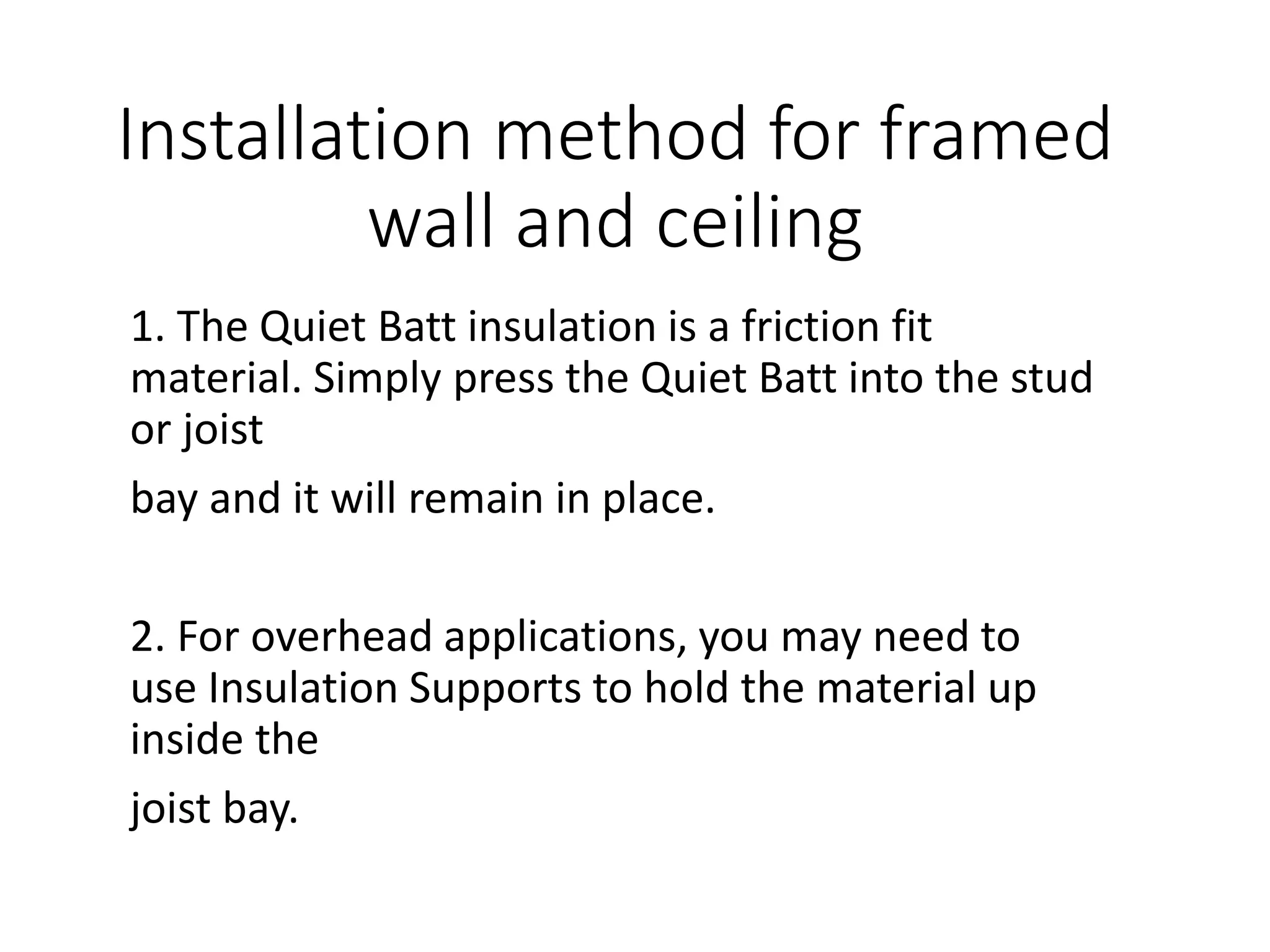 insulation Material,QUIet bAtt 30°.pptx