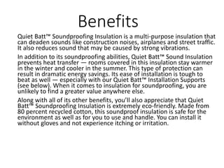 insulation Material,QUIet bAtt 30°.pptx