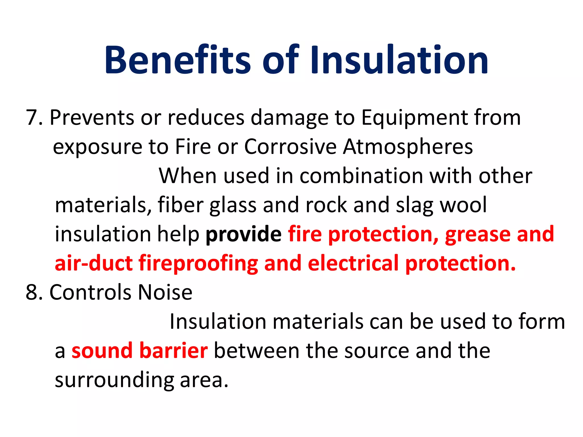 Insulation Materials in Refrigeration and Air Conditioning | PPT