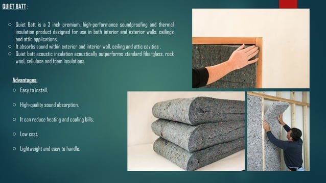 Insulation Materials - Thermal and Sound .pptx