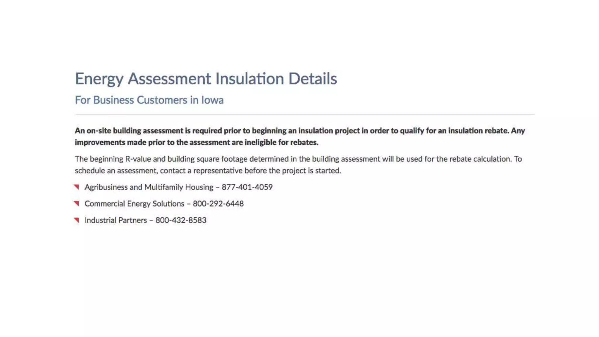 Insulation upgrade in Mid American and Alliant Energy area's | PPT