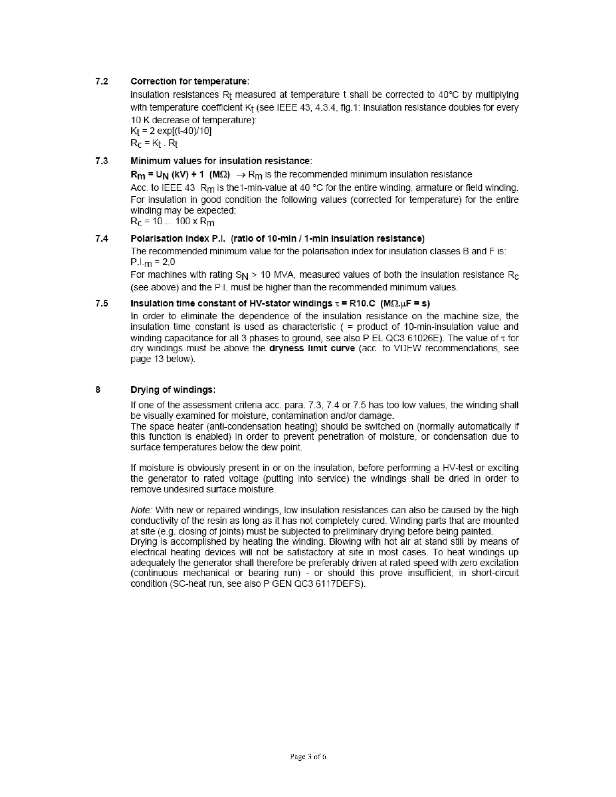 Insulation resistance testing | PDF