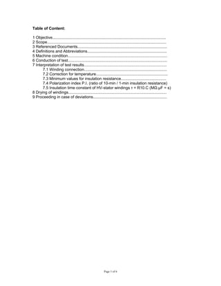 Insulation resistance testing | DOC