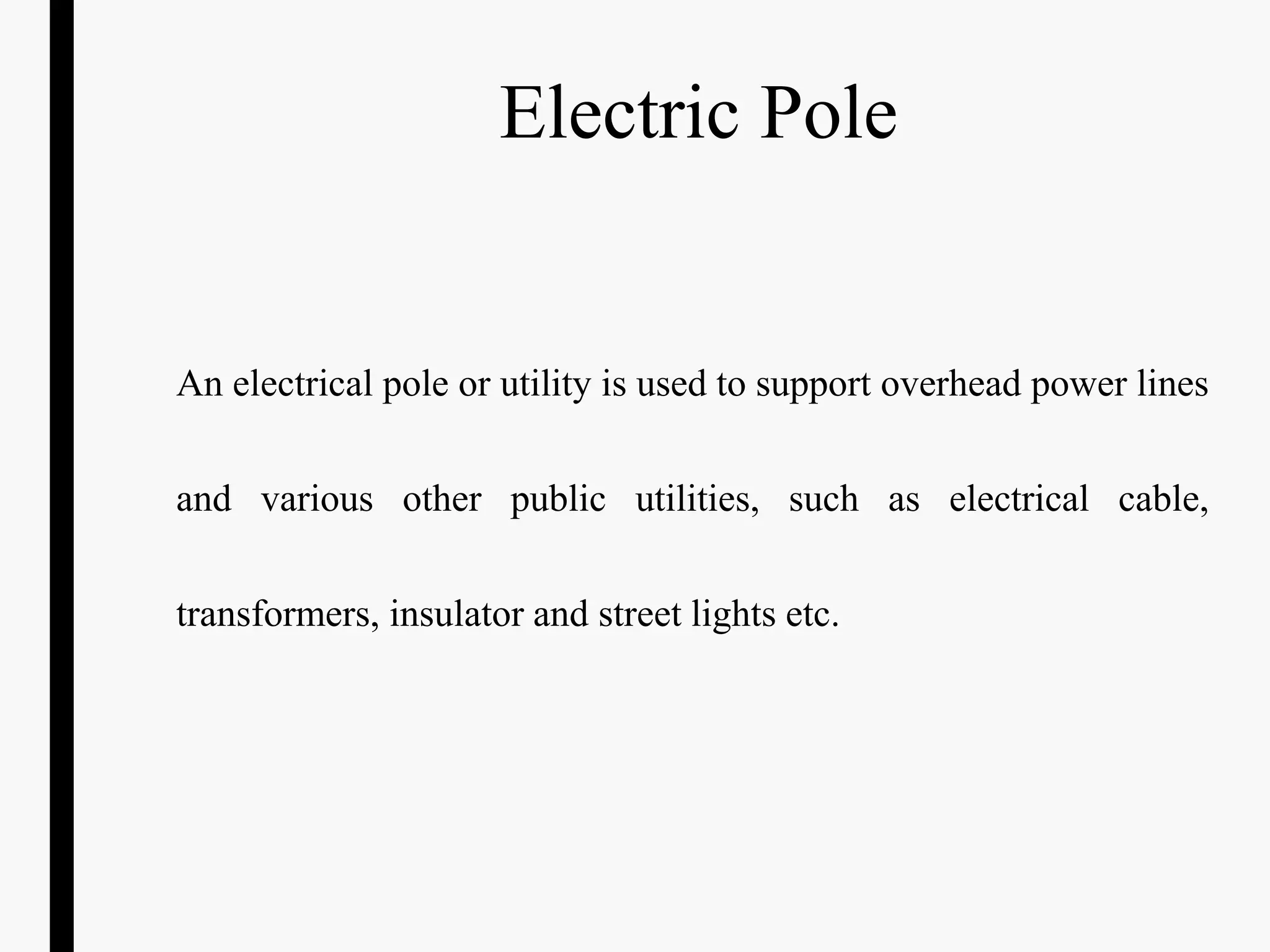 Gradient Based Power Line Insulator Detection Ppt
