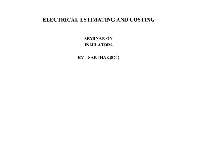 Insulators Pdf