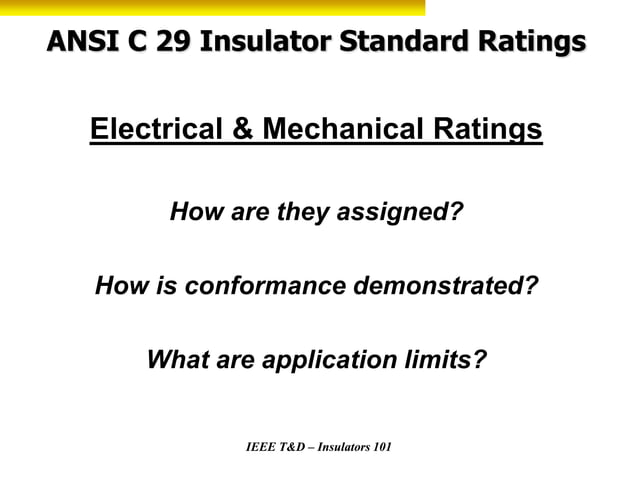 Insulators101PanelFinalA.ppt | Physics | Science