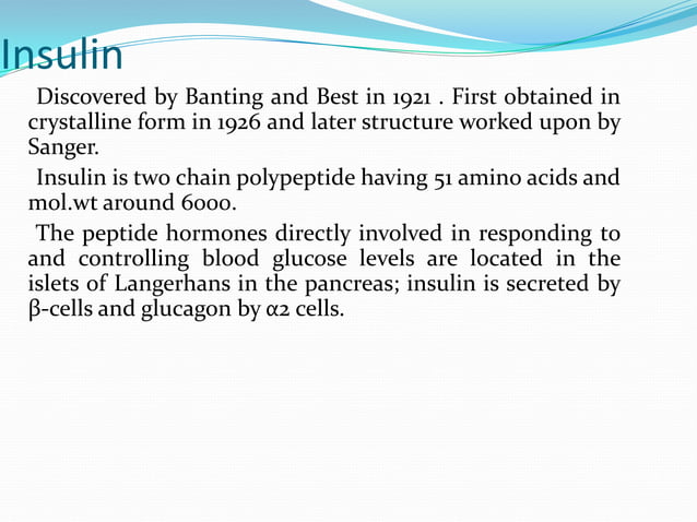 Insulin | PPT