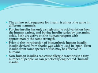 Insulin | PPTX