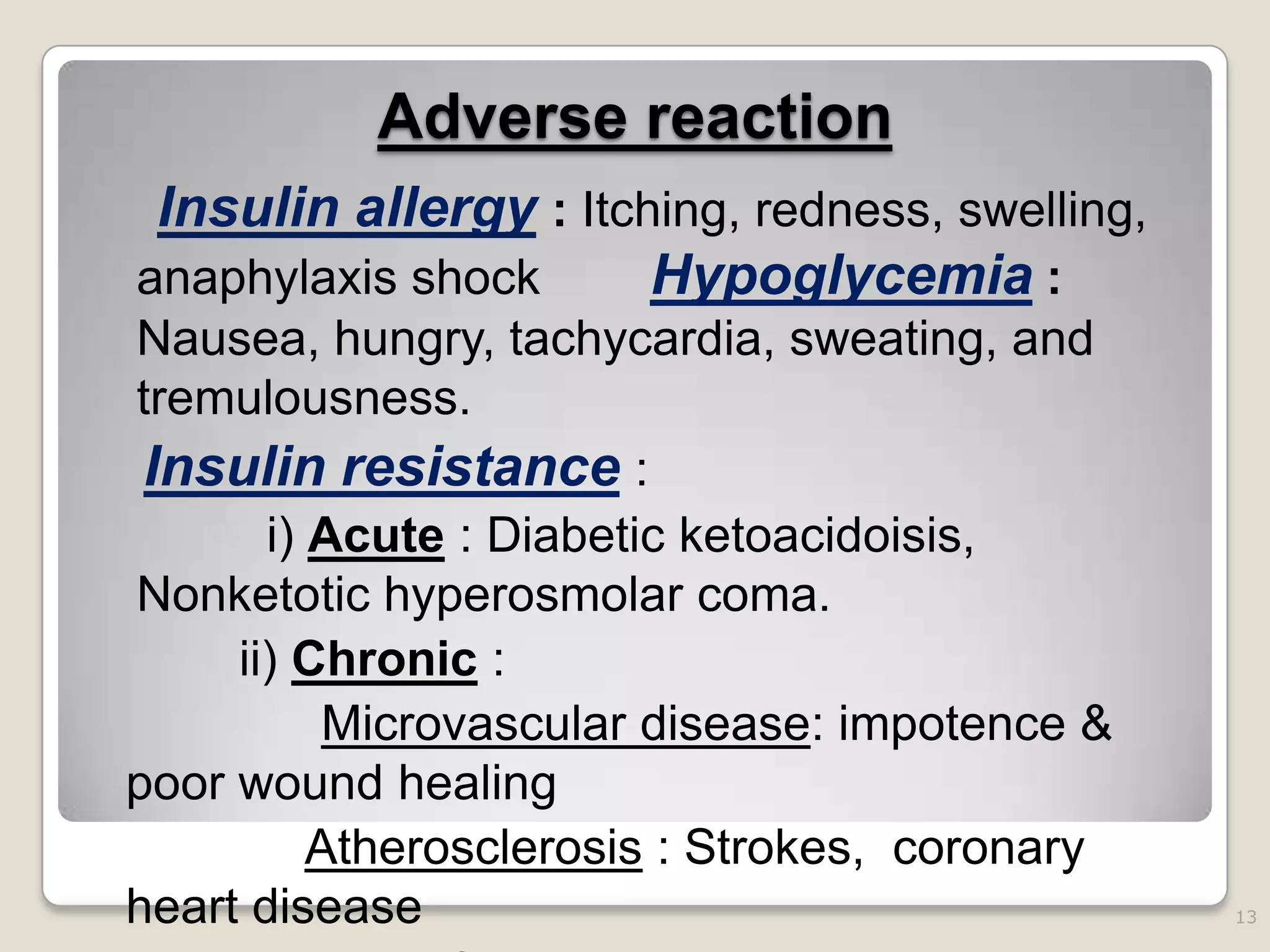 Insulin | PPTX