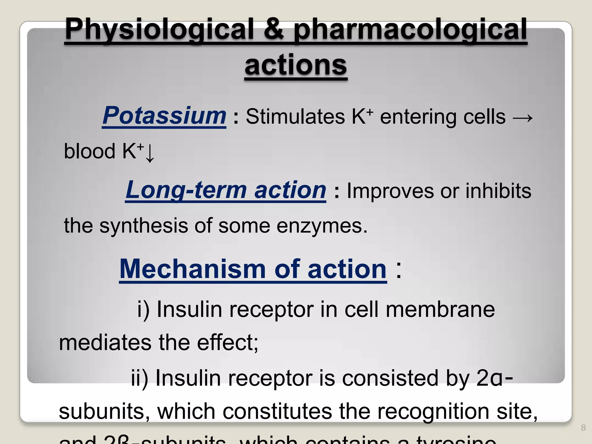 Insulin | PPTX