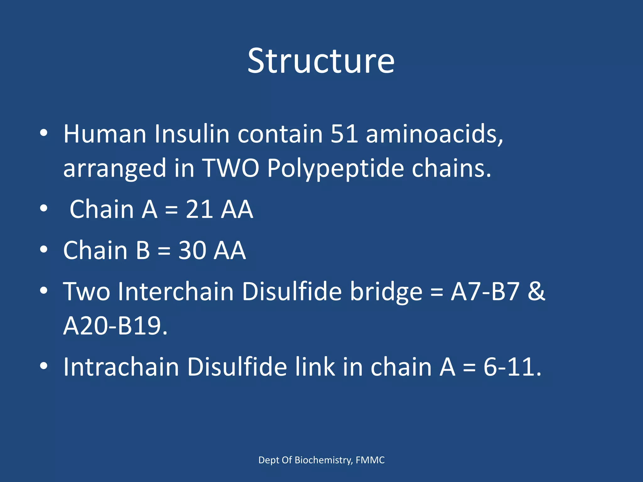 Insulin by Dr. Anurag Yadav | PPTX