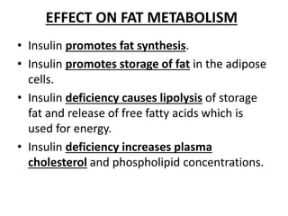 Insulin and its Uses | PPTX