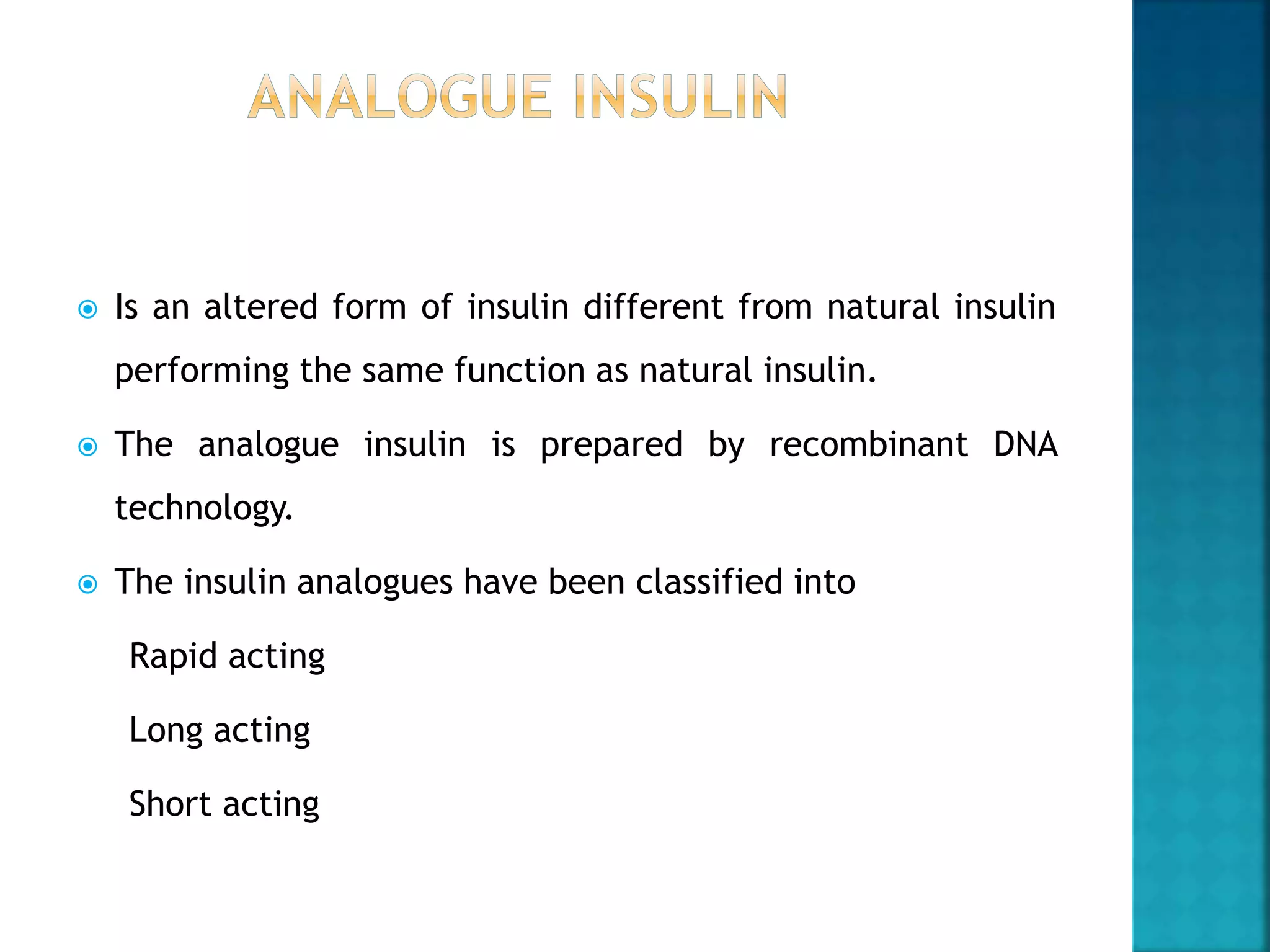 Insulin | PPTX