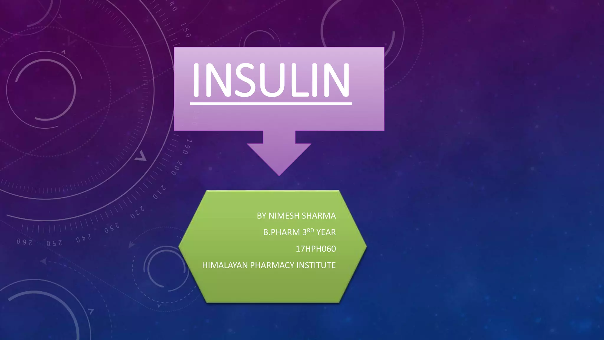 Insulin pharmacology | PPTX
