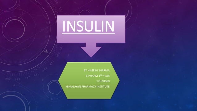 Insulin pharmacology | PPTX | Endocrine and Metabolic Diseases ...