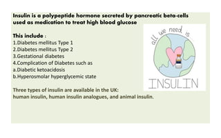 Insulin pediatric | PPTX