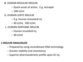 Insulin | PPTX