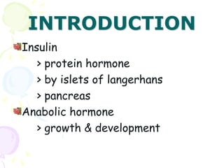 INSULIN | PPTX