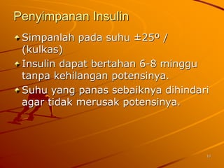 Pengertian Insulin BY Arifffffff Hendraakusma | PPT