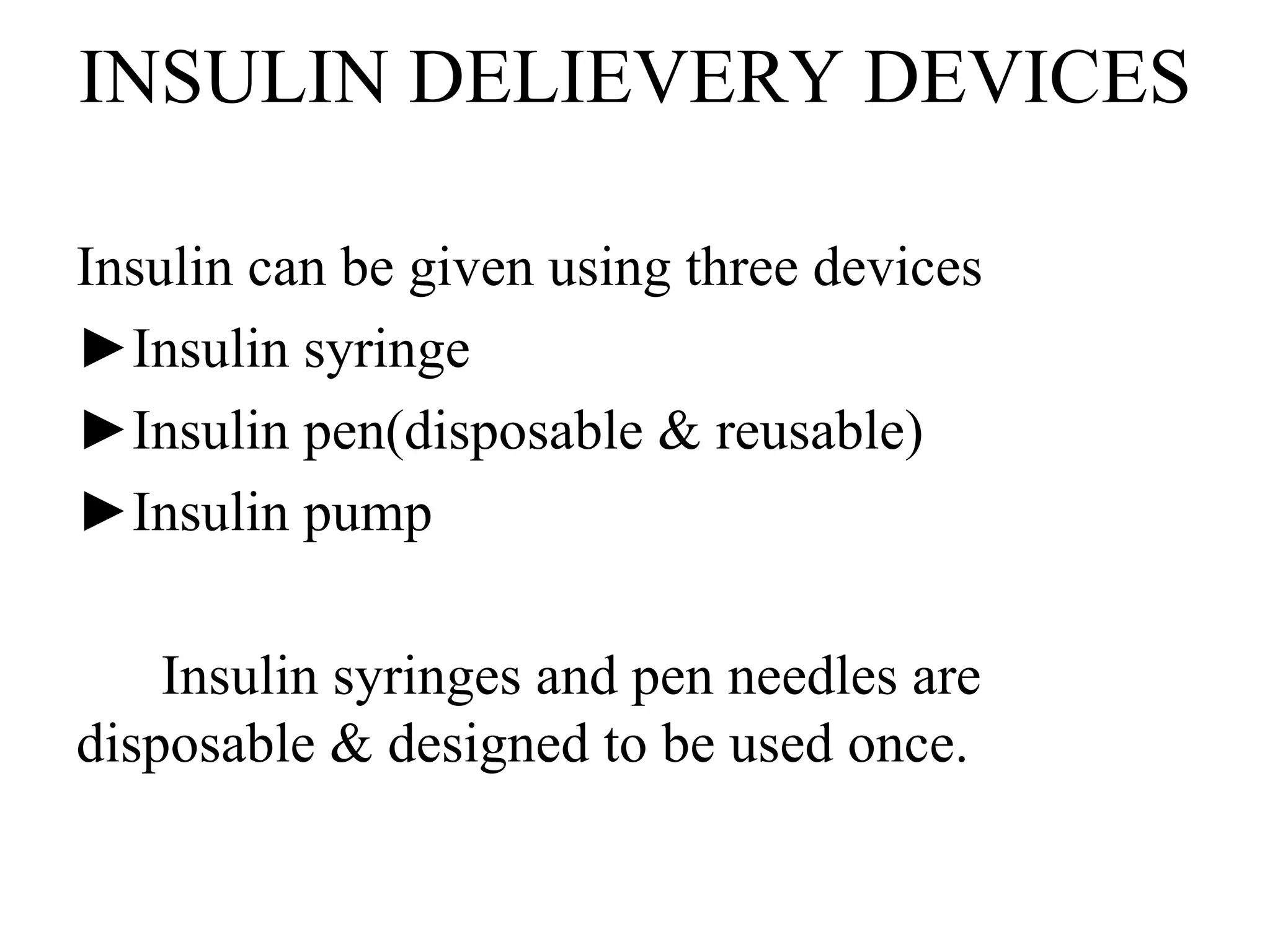 Insulin giving techniques | PPT