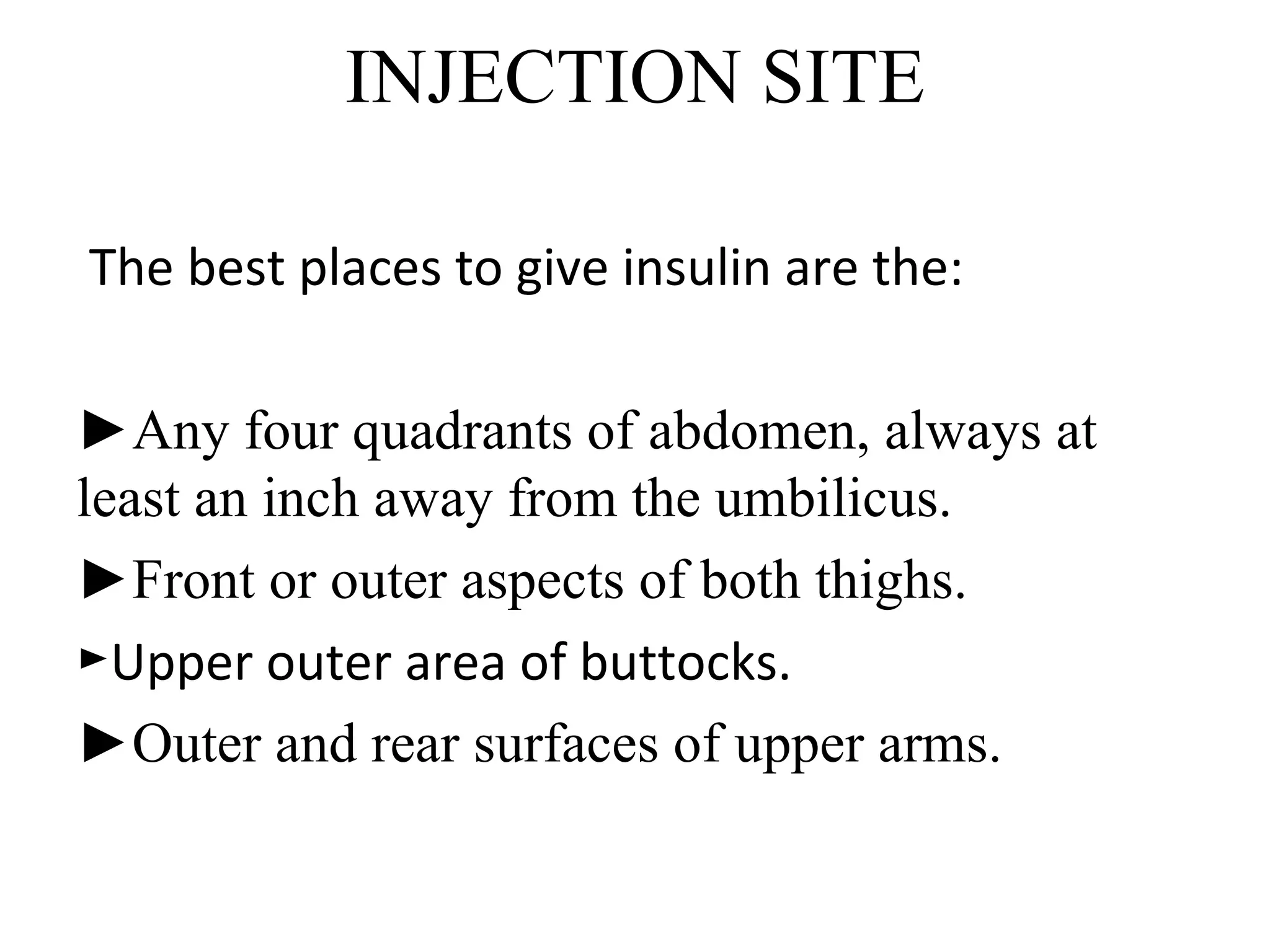 Insulin giving techniques | PPT