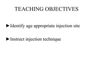 Insulin giving techniques | PPT