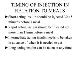 Insulin giving techniques | PPT
