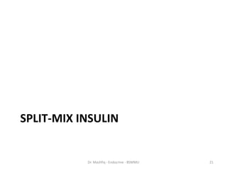 Insulin therapy in the management of diabetes | PPTX