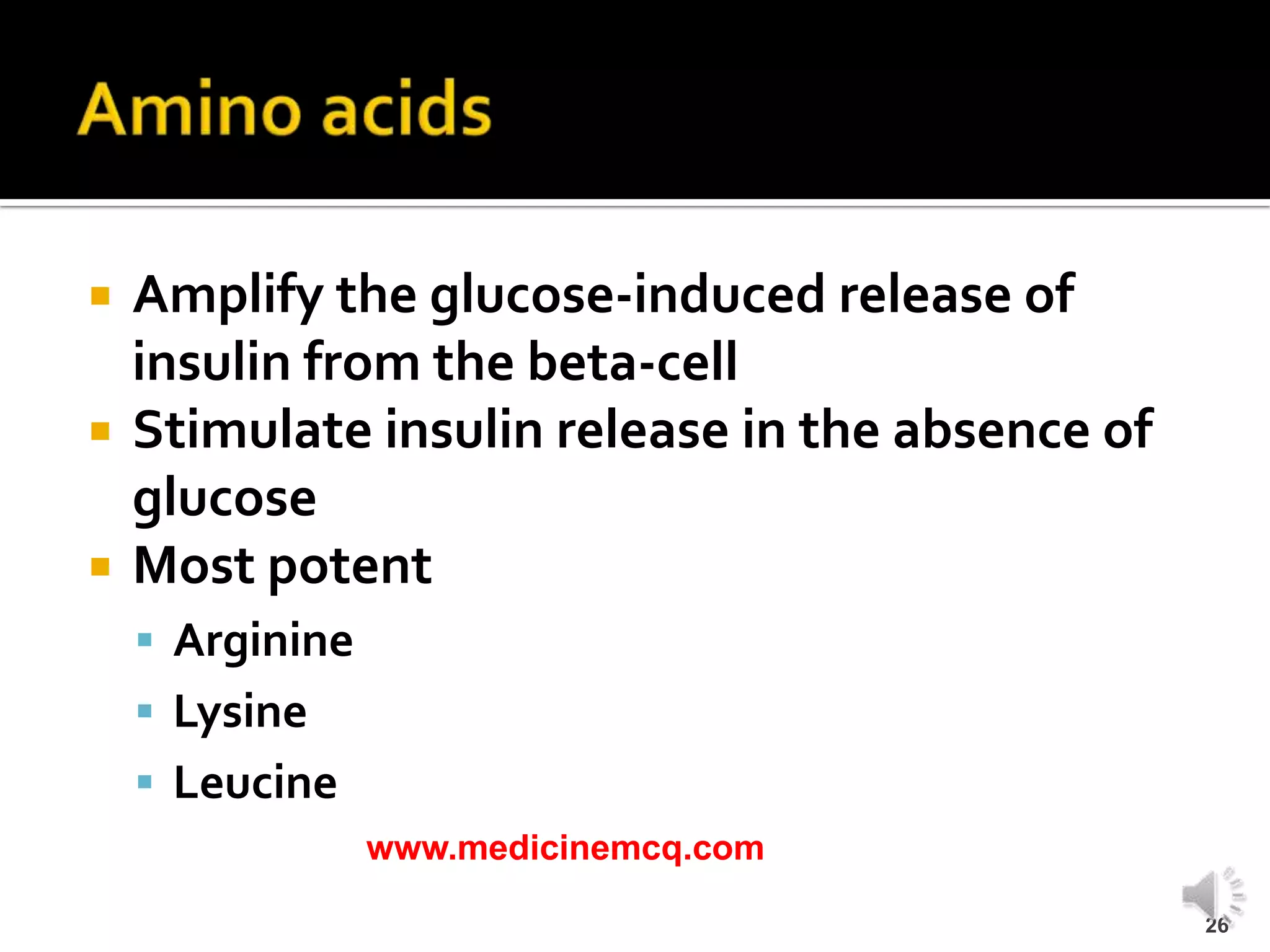 Insulin Regulation of Secretion | PPTX