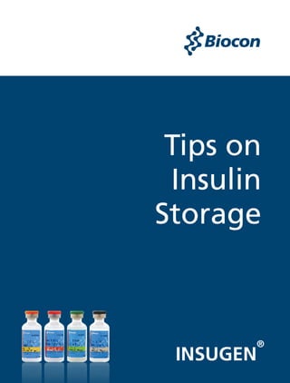 Insulin Storage Technique | PDF