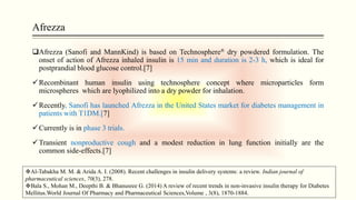 NOVEL APPROACHES TO INSULIN DELIVERY. | PPTX