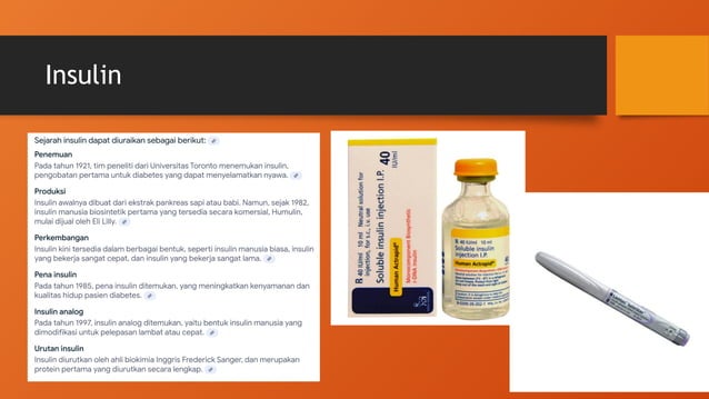 Penggunaan insulin dalam praktis sehari haripptx | PPTX