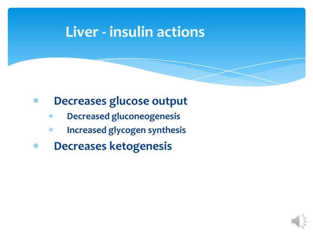 Insulin Actions and Receptors | PPTX | Endocrine and Metabolic Diseases ...