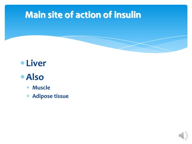 Insulin Actions and Receptors | PPTX | Endocrine and Metabolic Diseases ...