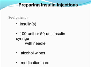 Insulin admin | PPT