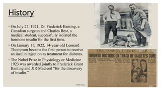 Insulin secretion and it's role .pptx