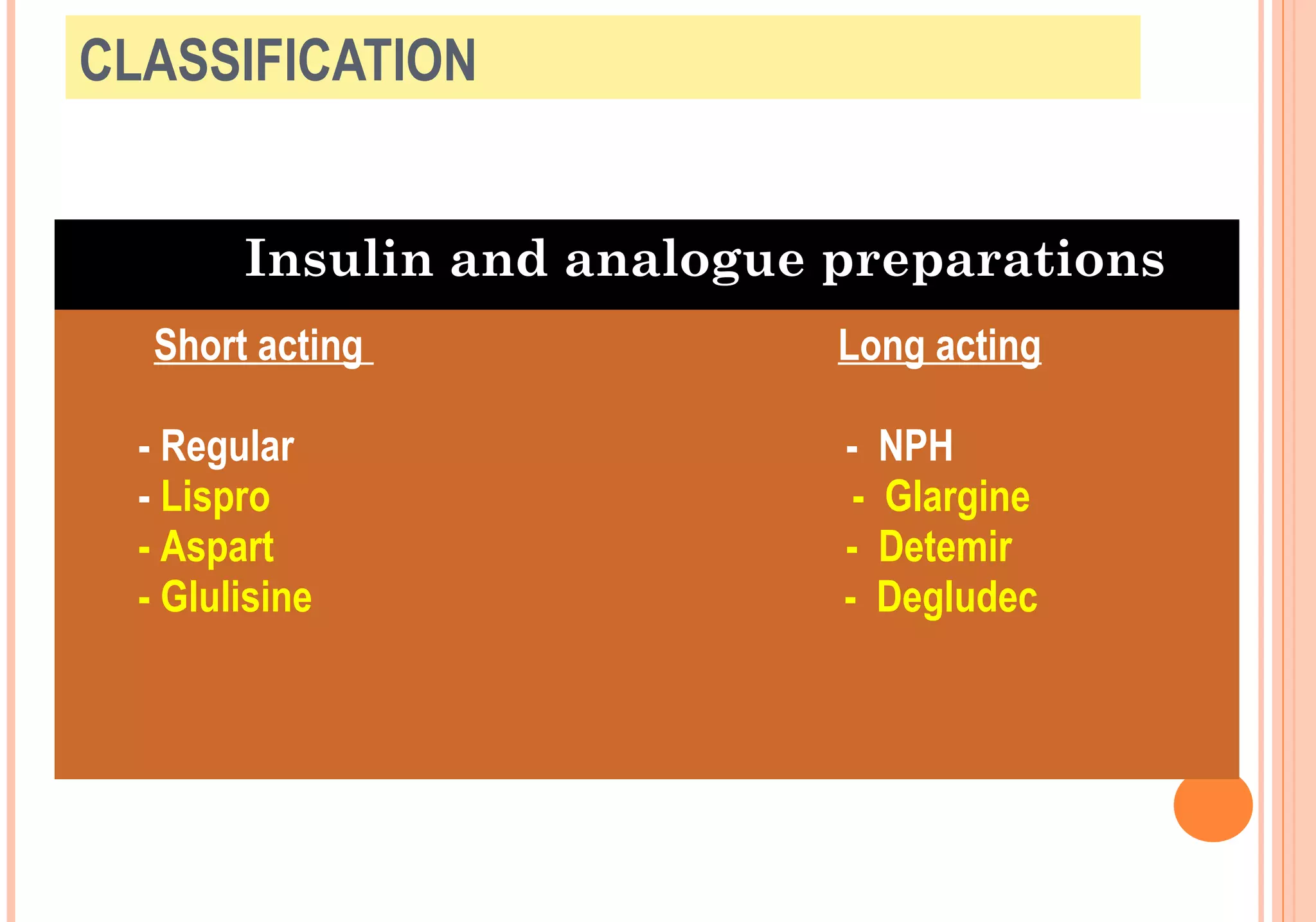 Insulin analogues ppt | PPT