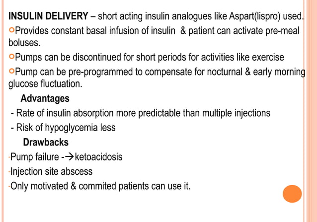 Insulin analogues ppt | PPT | Endocrine and Metabolic Diseases ...