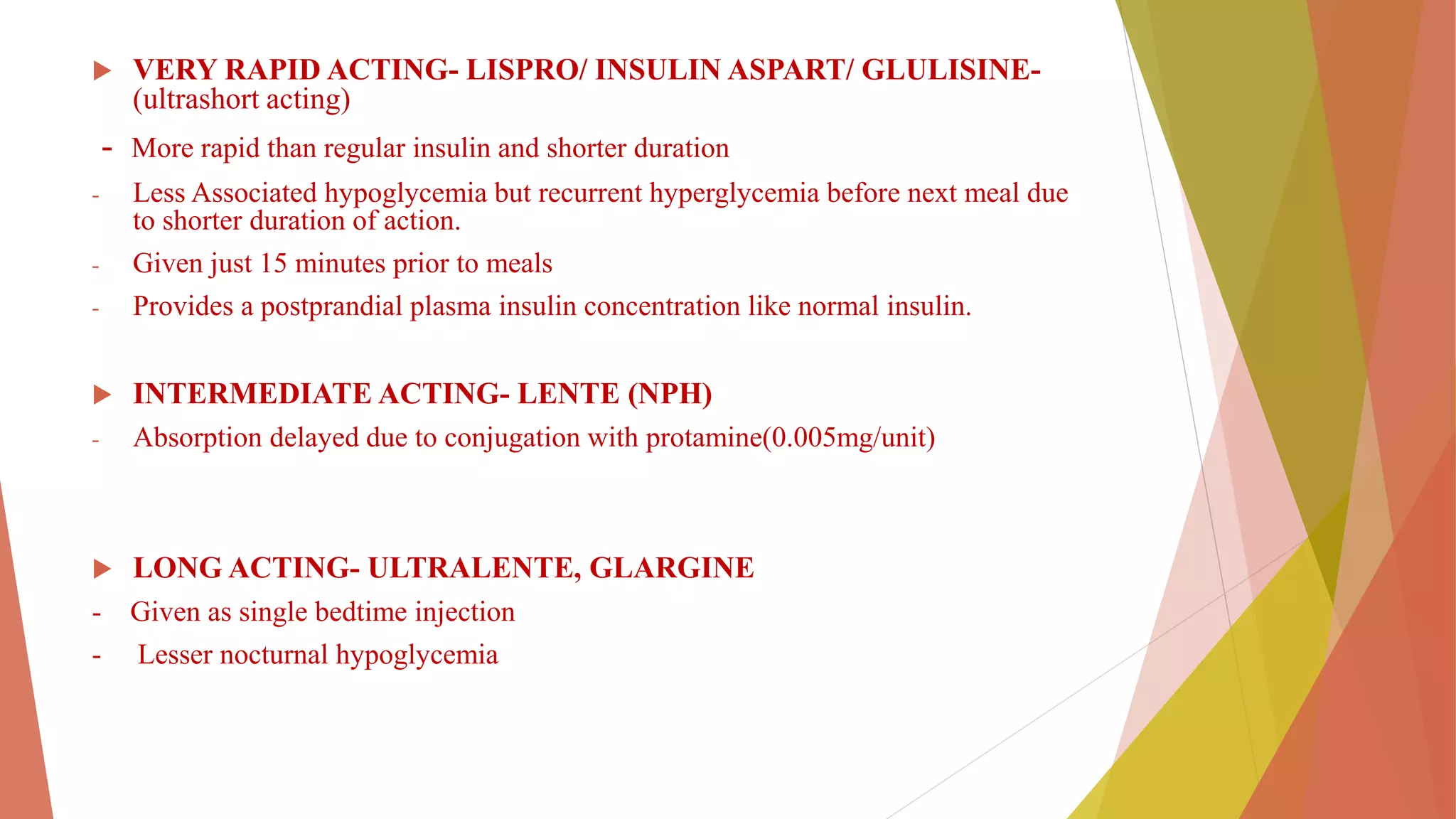 Insulin and antidiabetics | PPTX