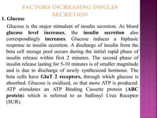 Pancreatic hormones Insulin and glucagon | PPTX
