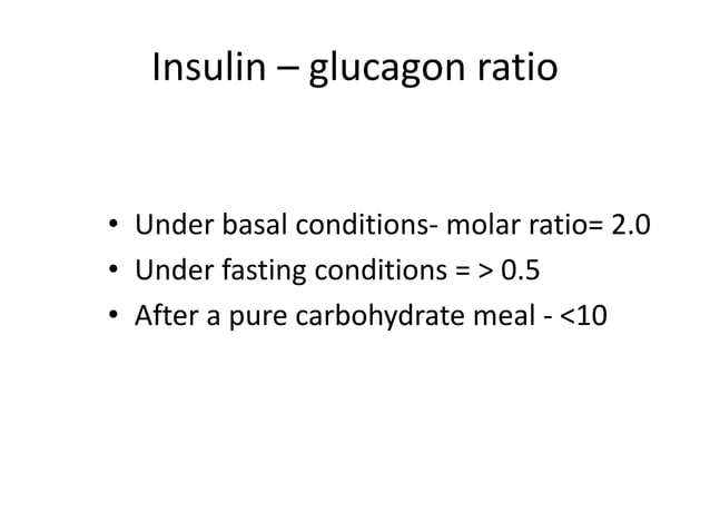 INSULIN AND GLUCAGON.pptx | Endocrine and Metabolic Diseases | Diseases ...