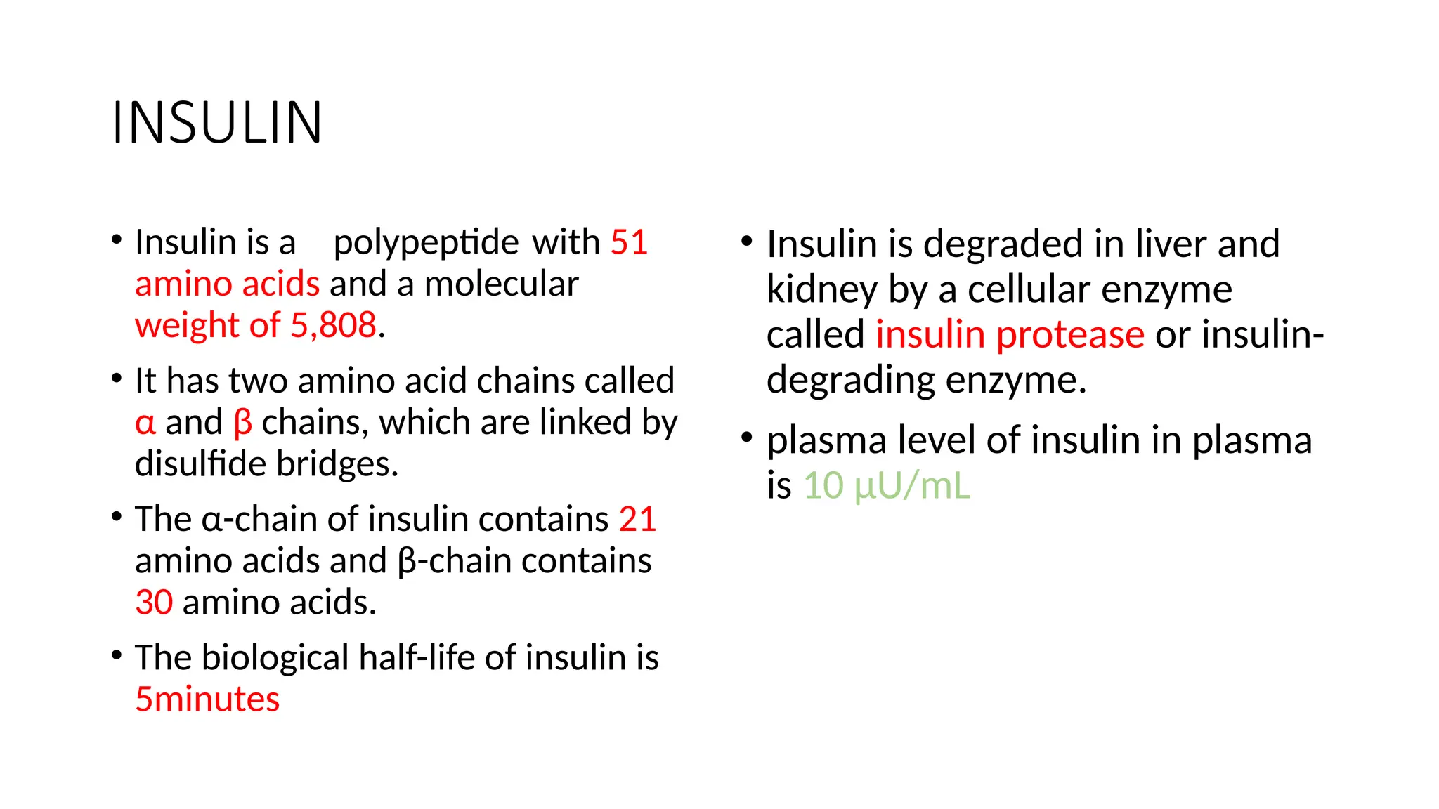 insulin and glucagon physiology presentation | PPTX