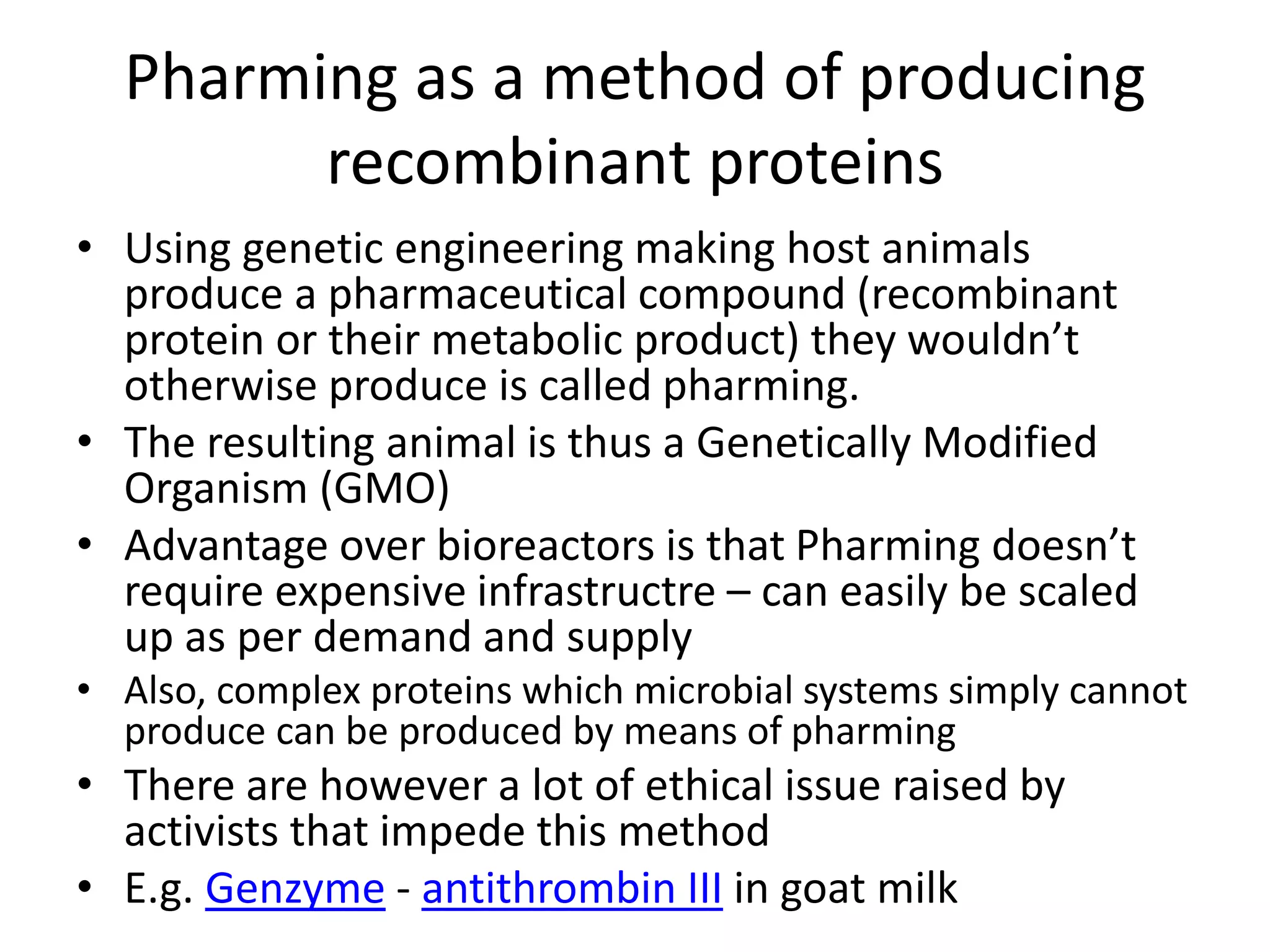 Insulin and HGH production using rDNA technology | PPTX